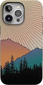 Amazon.com: Casely iPhone 15 Pro Max Case | Golden Hour | Mountain Sunset Phone Case ...