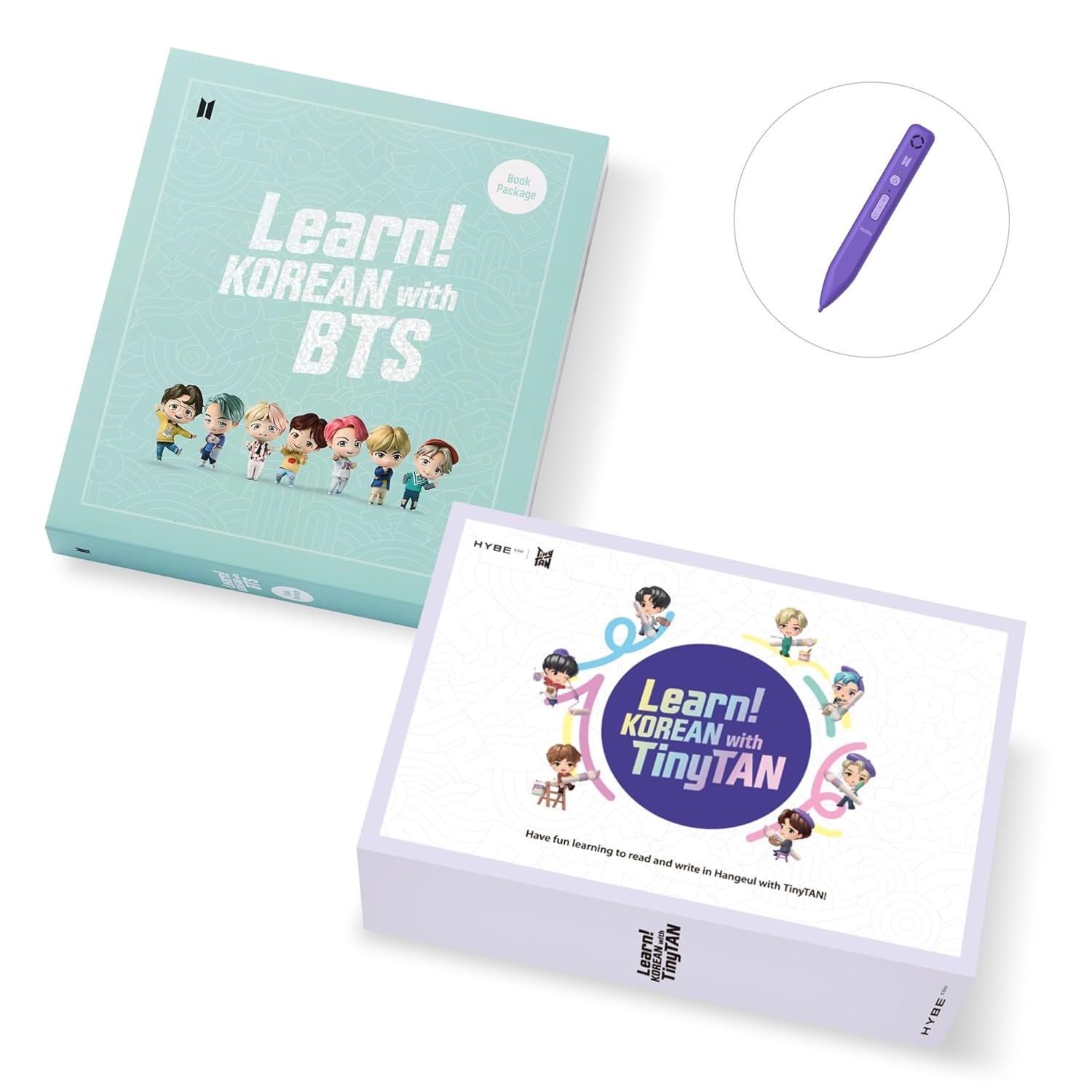 Learn Korean with BTS & Learn Korean with TinyTan Bundle: Amazon.com: Office Products