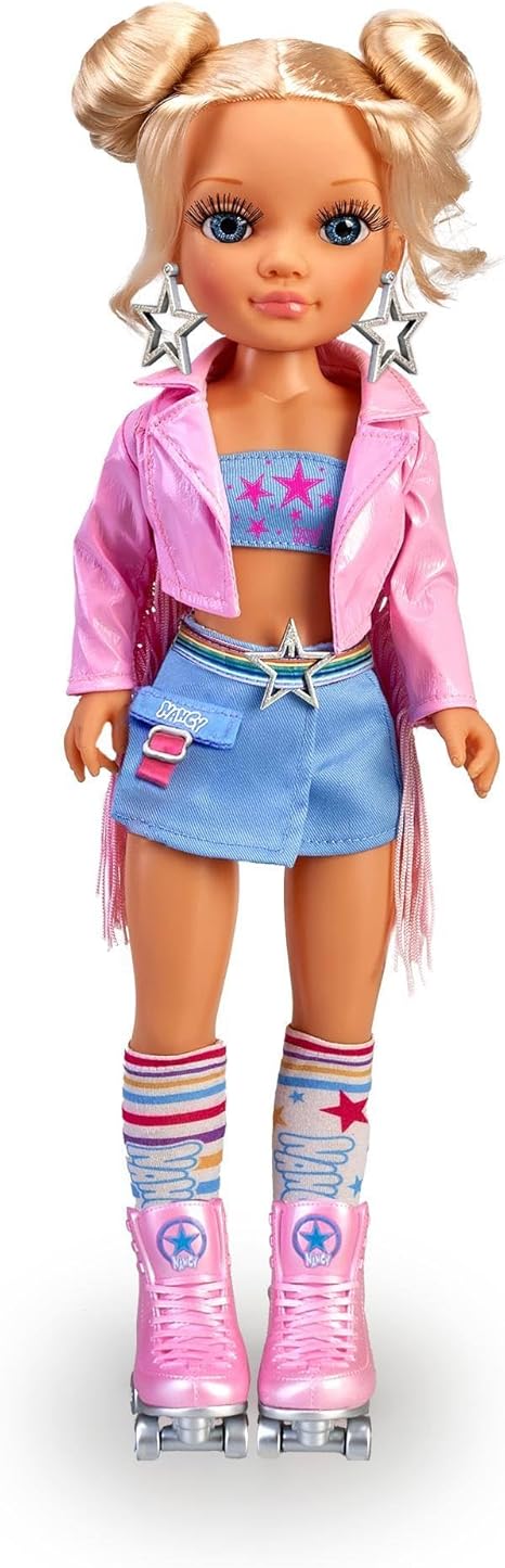 Amazon.com: NANCY Muñeca de moda de patinaje sobre ruedas de 16 ...