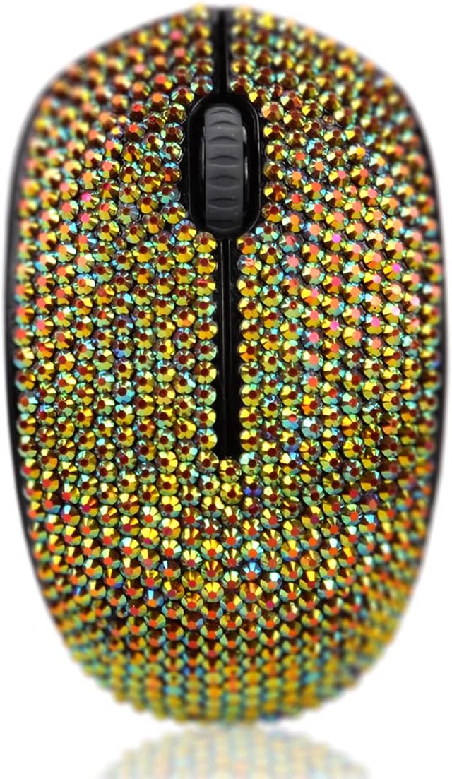 Amazon.com: SA@ Luxury 6 Colors Bling Crystal Rhinestone 2.4G Wireless ...