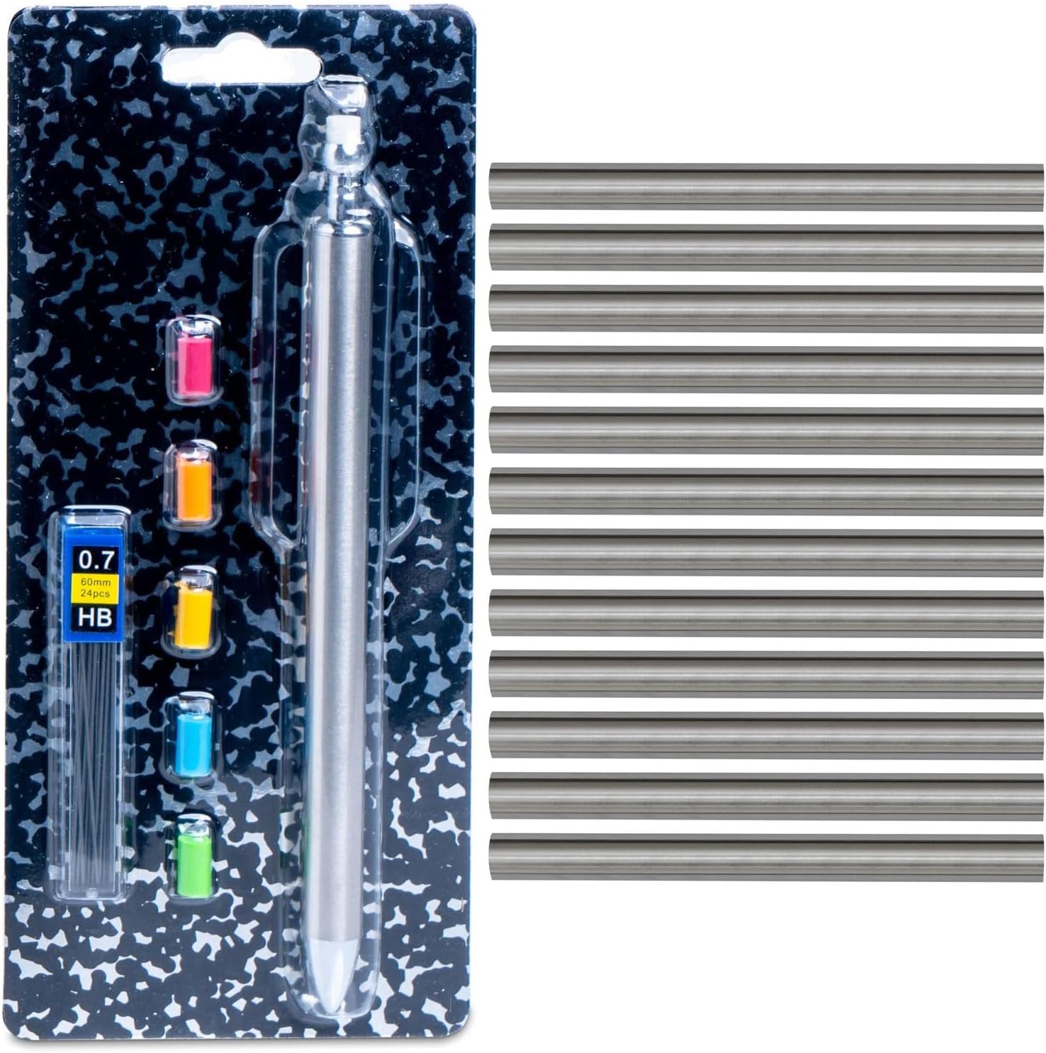 Amazon.com : makerflo Mechanical Pencils and 12 Pcs Stainless Steel ...