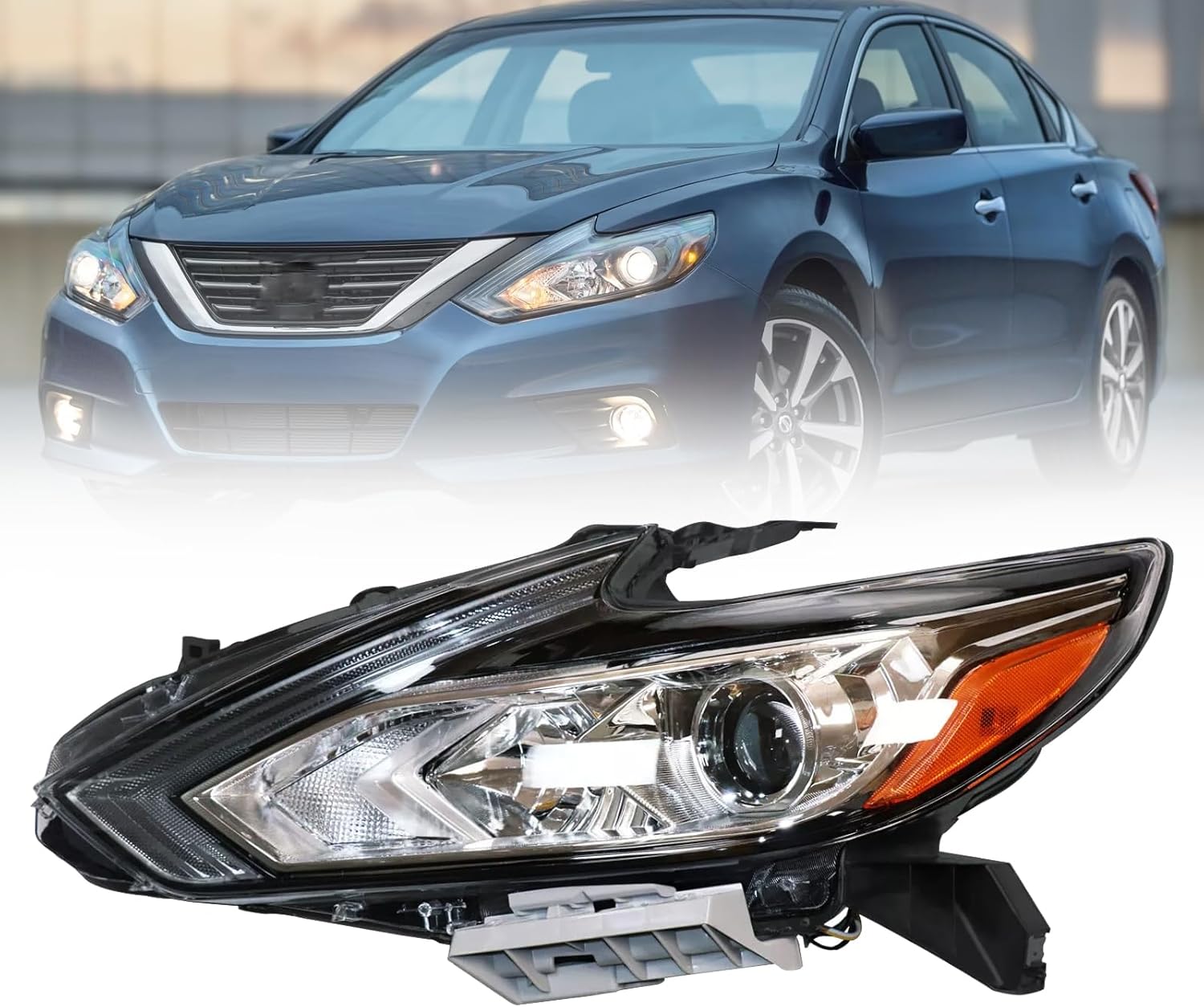 Amazon.com: Halogen Headlight Headlamp, NI2502244, NI2503243 For Nissan ...