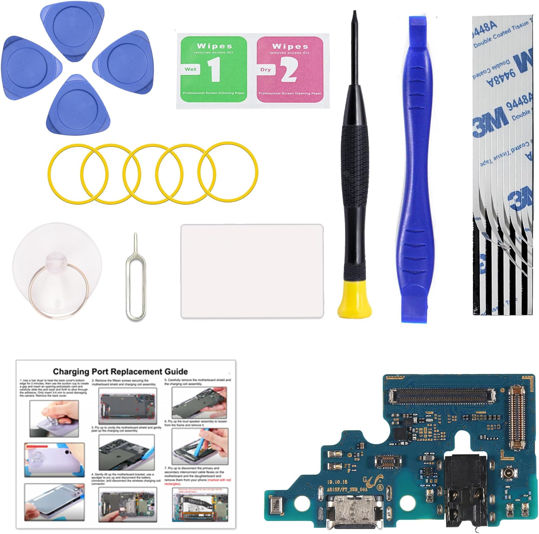 Amazon.com: for Galaxy A51 4G USB Charging Board Port Replacement, SM ...