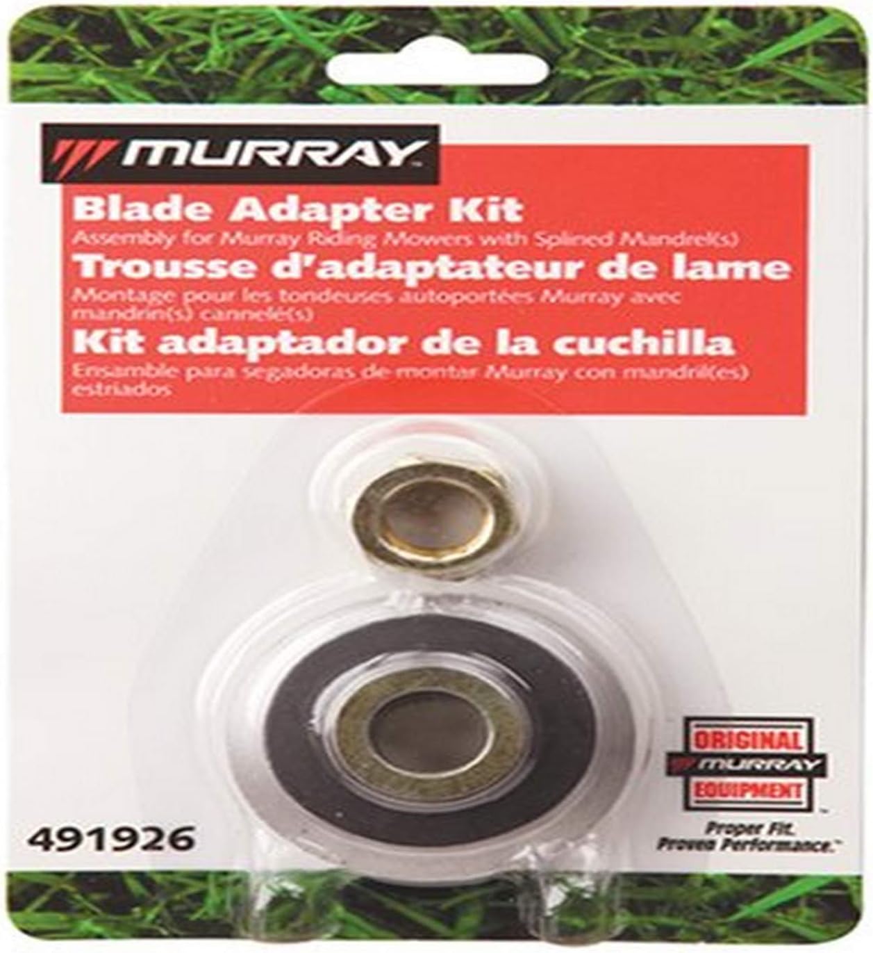 Amazon.com : 10957 Rotary Blade Adapter Compatible with Murray 690411 ...