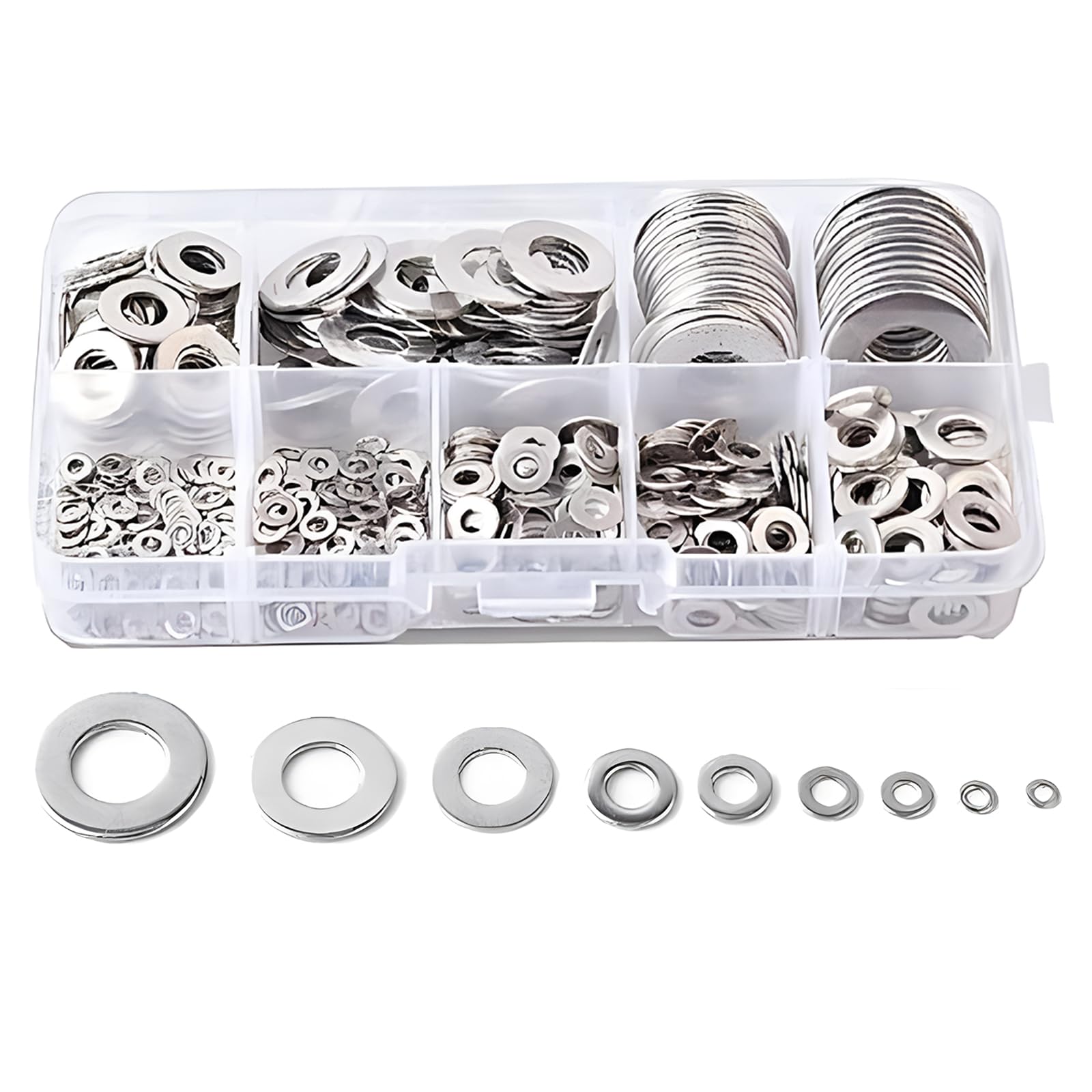 Amazon.com: Jewkot 800 PCS Car Flat Crushed Copper Gasket ...