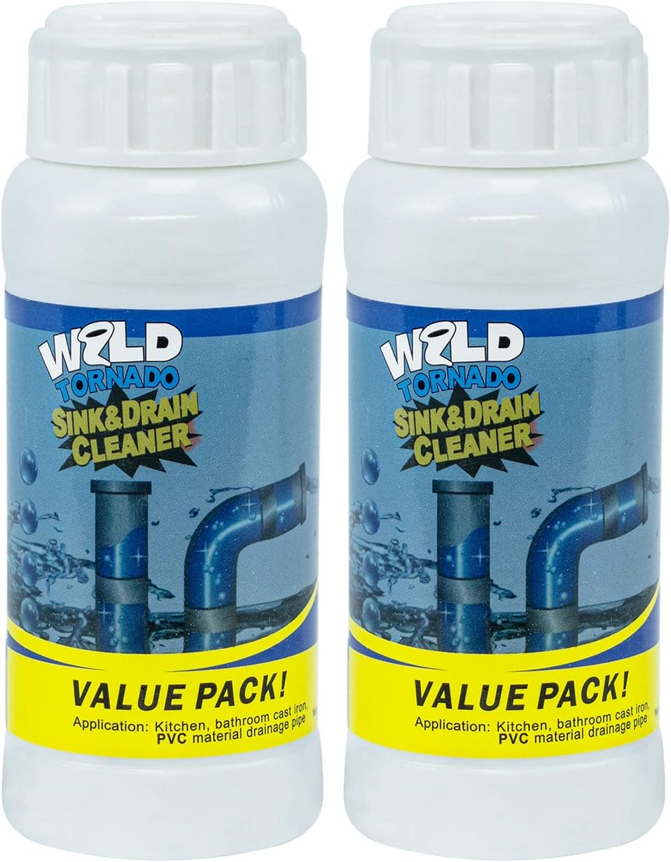 Amazon.com: Wild Tornado Pipe Dredge,Powerful Sink Cleaner Powder Fast ...
