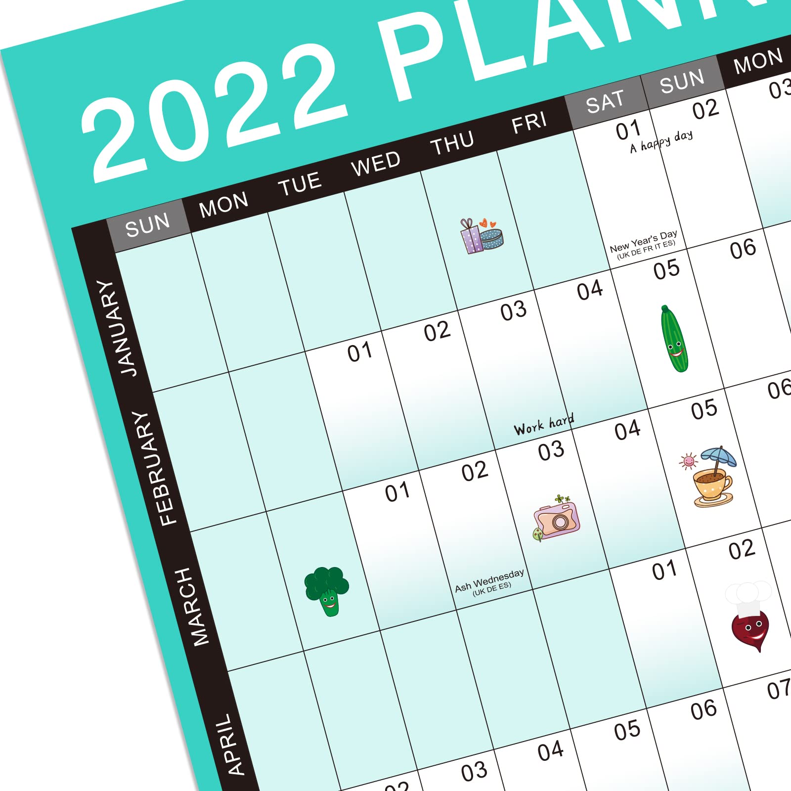 Wall Planner 2022 Large Wall Planner 2022 Yearly Planner Calendar wall-planner-2022-large-wall-planner-2022-yearly-planner-calendar
