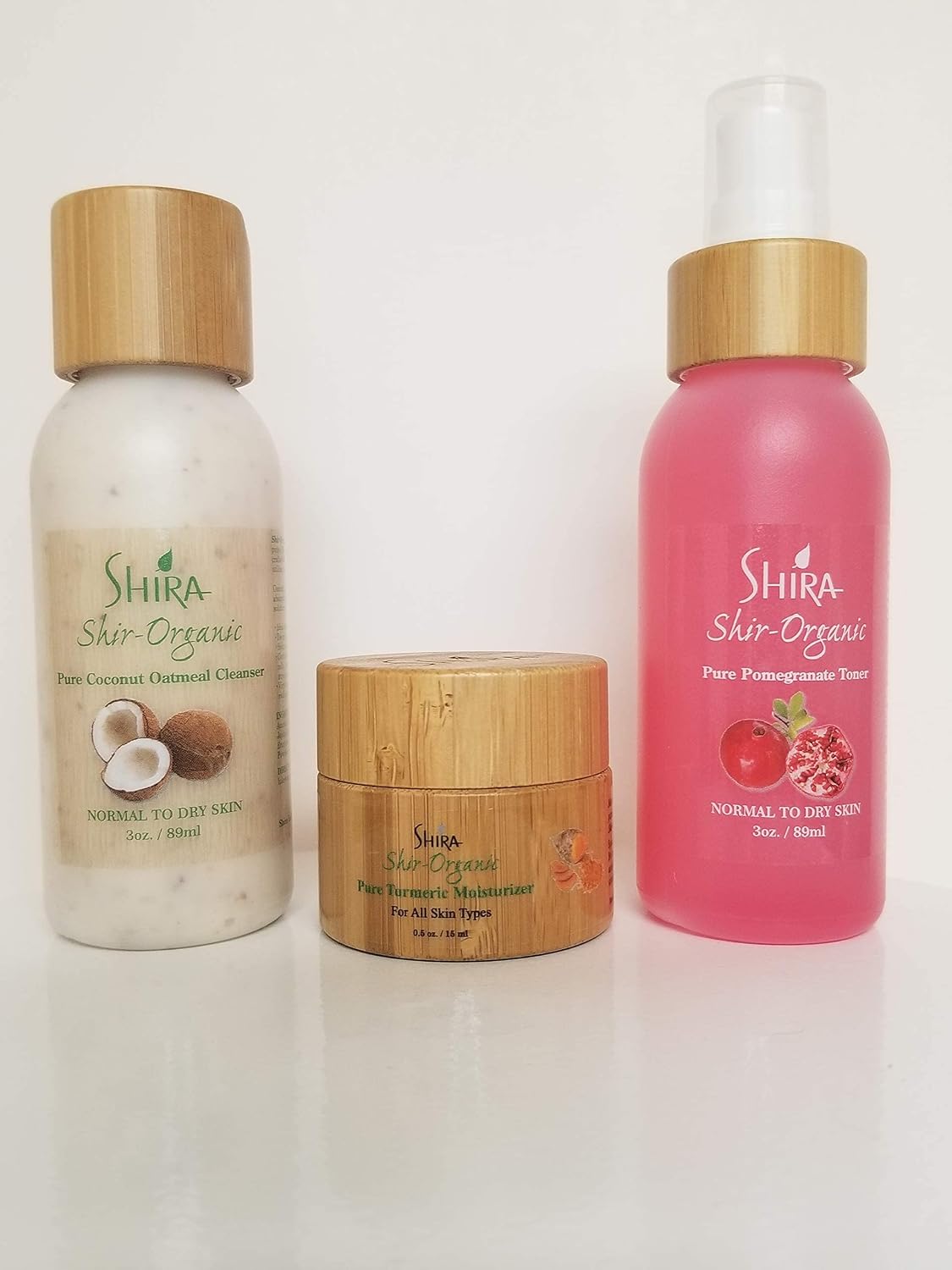 Amazon.com : Shira Shir-Organic Trio for Normal to Dry Skin - Coconut ...