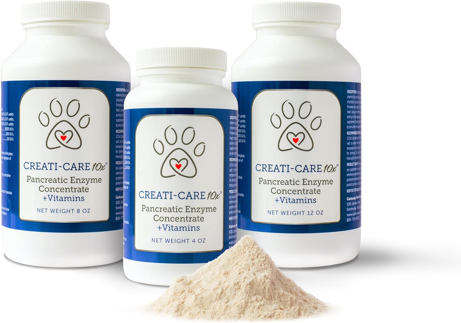Amazon.com : Pancreatic Enzyme for Dogs - Creati-Care 10x Dog Digestive ...