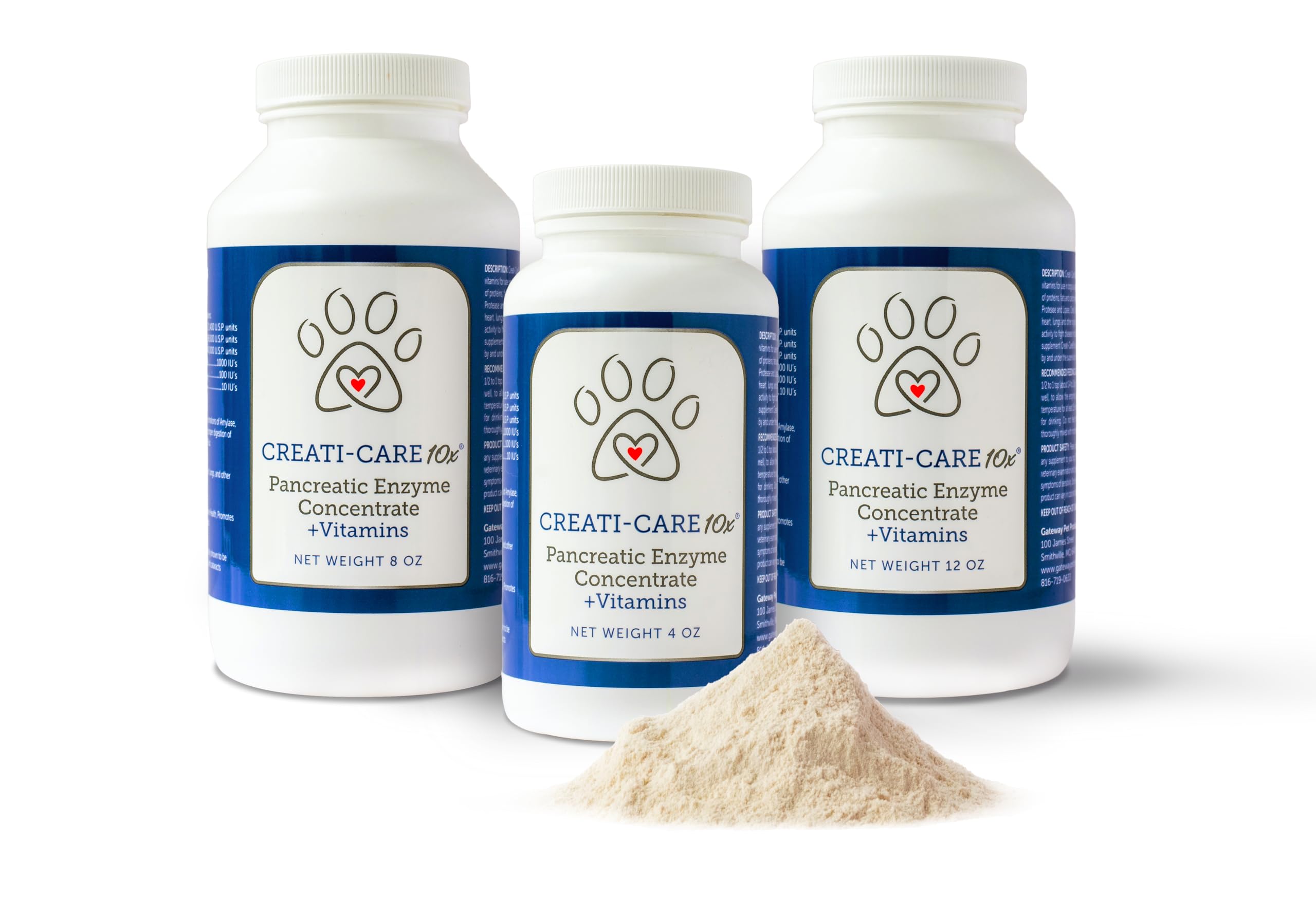 Amazon.com : Pancreatic Enzyme for Dogs - Creati-Care 10x Dog Digestive ...