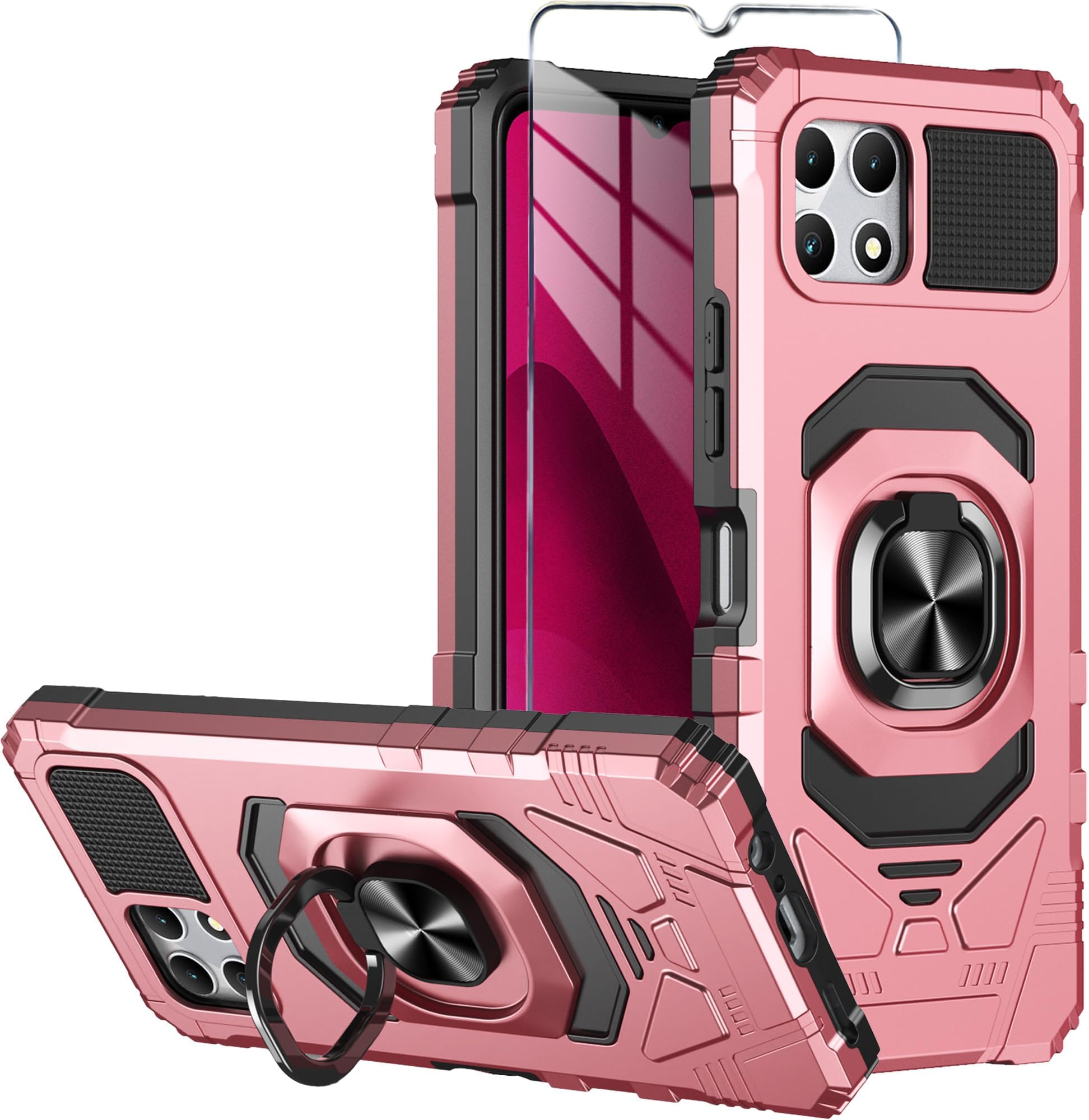 Amazon.com: for T-Mobile Revvl 7 5G Case with Screen Protector,Revvl 7 ...