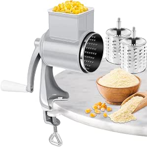Cast Iron Hand Crank Mill, Manual Grain Grinder - Table Clamp Corn ...