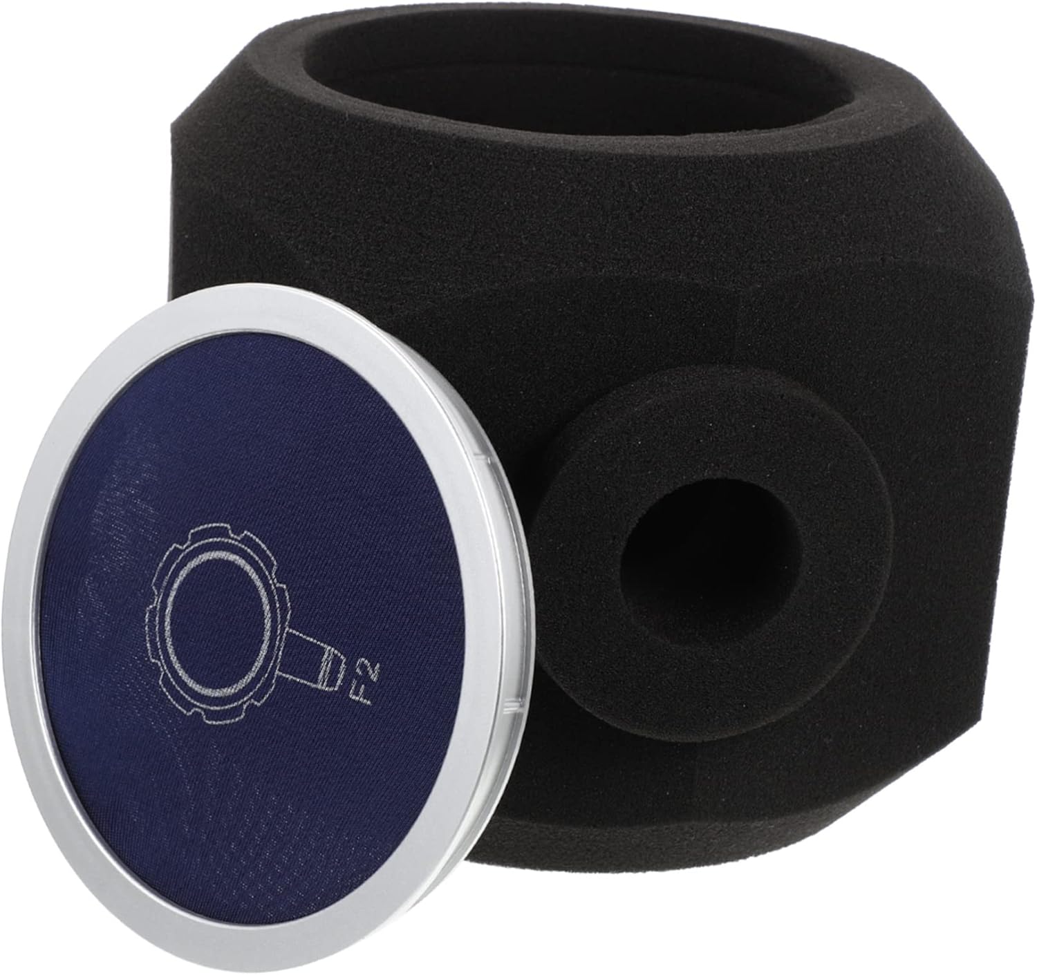 SHOWERORO Housse De Microphone En Éponge Bleue Octogonale, Cache Micro ...