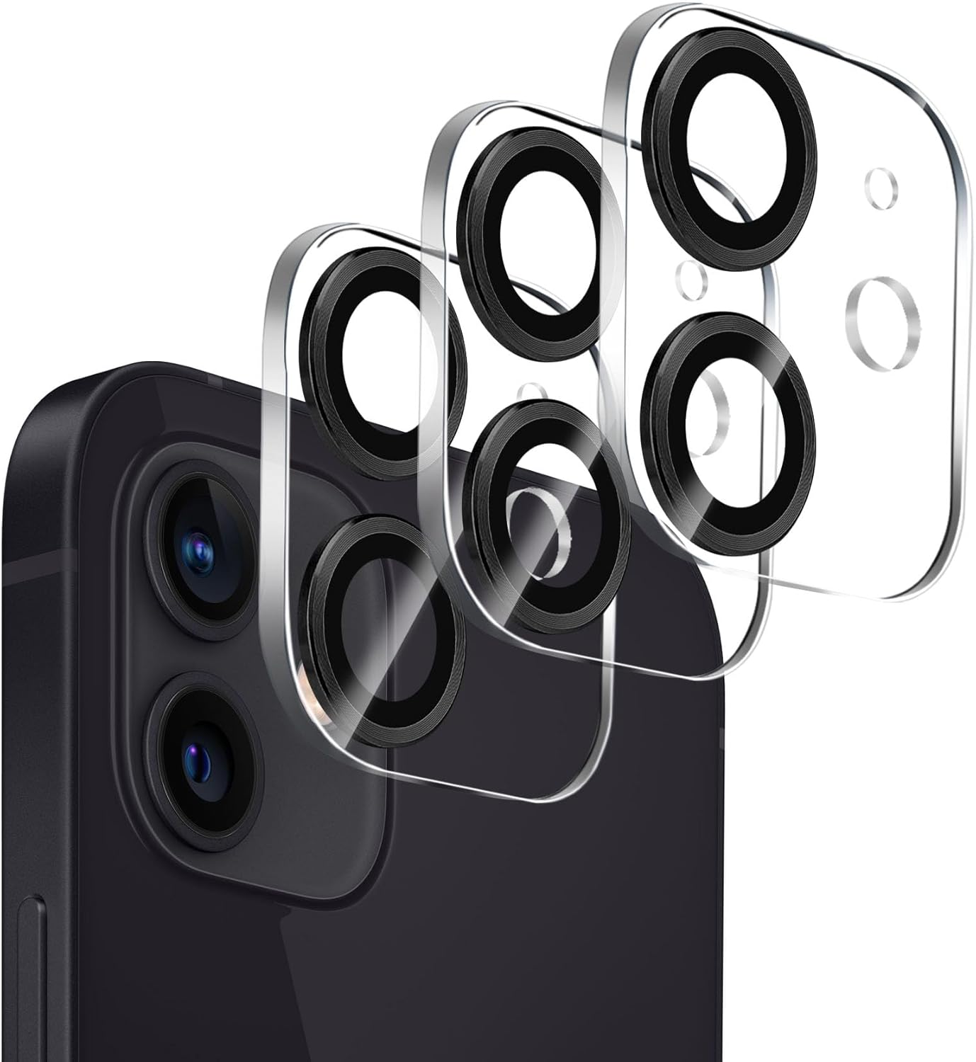 Amazon.com: Dengduoduo 【3 Pack】 Tempered Glass Camera Lens Protector ...