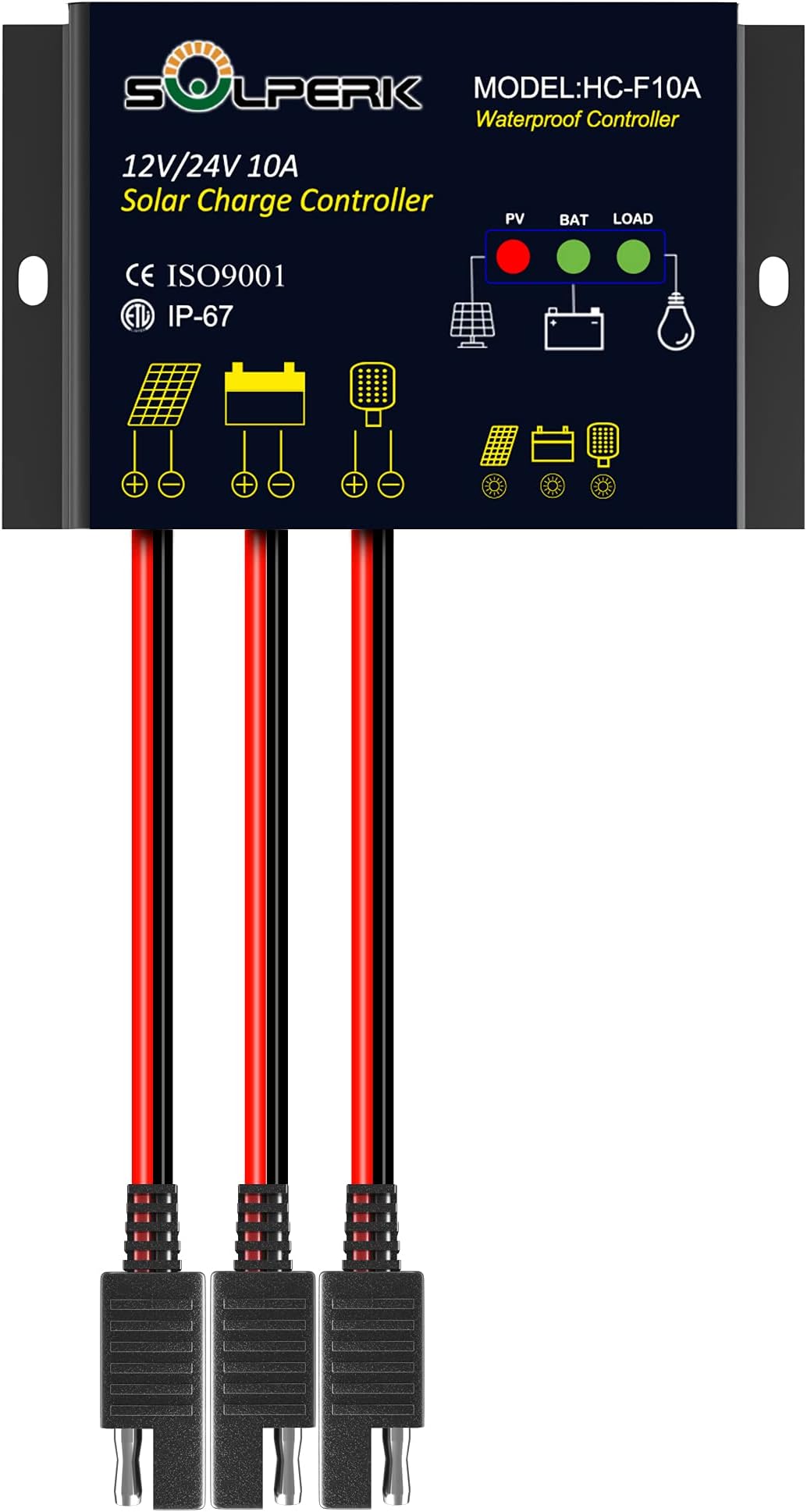 Amazon.com : LiTime 20Amp PWM 12V/24V Solar Charge Controller with LCD ...