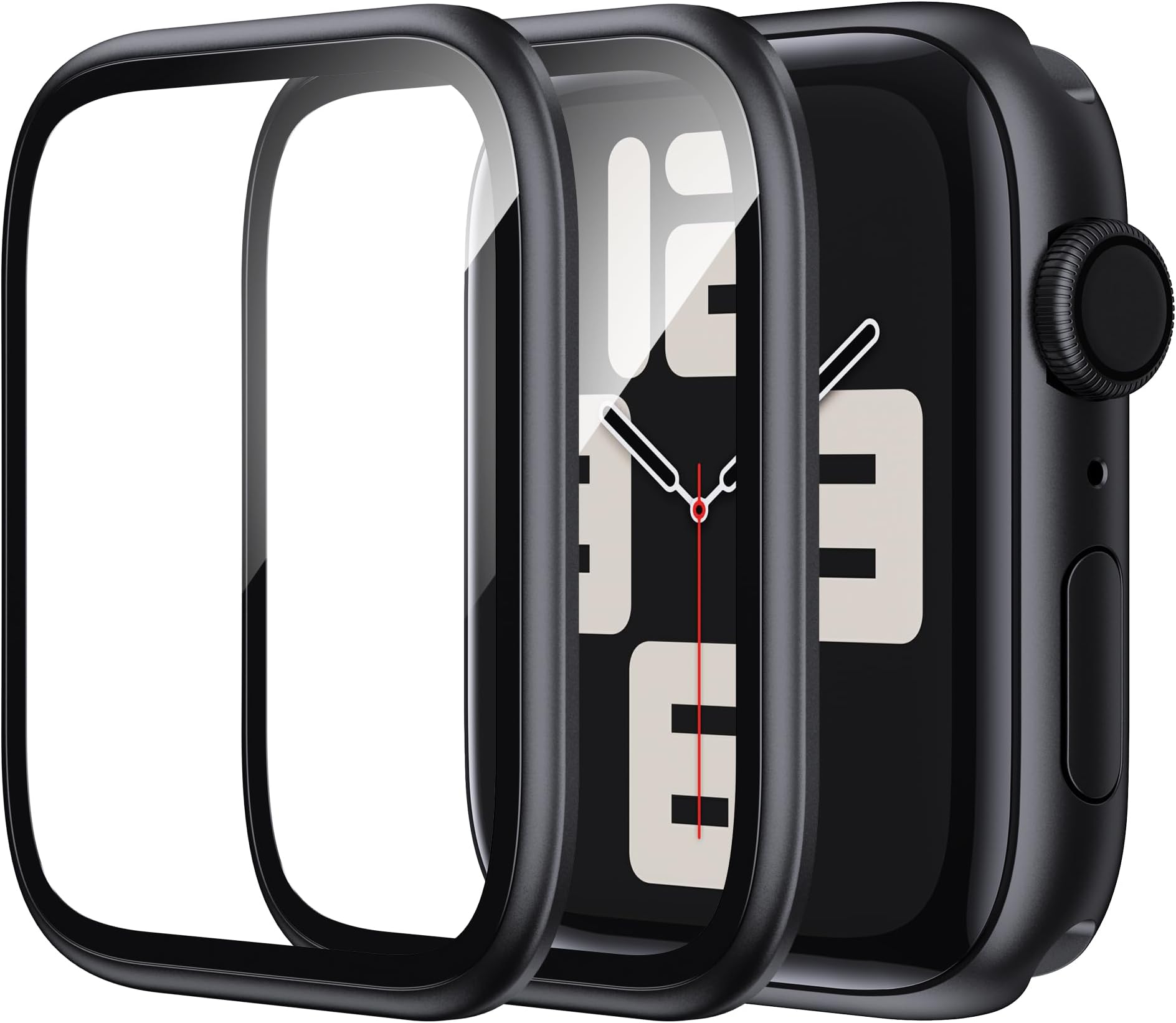 Amazon.com: UniqueMe 2 Pack for Apple Watch Screen Protector 40mm ...