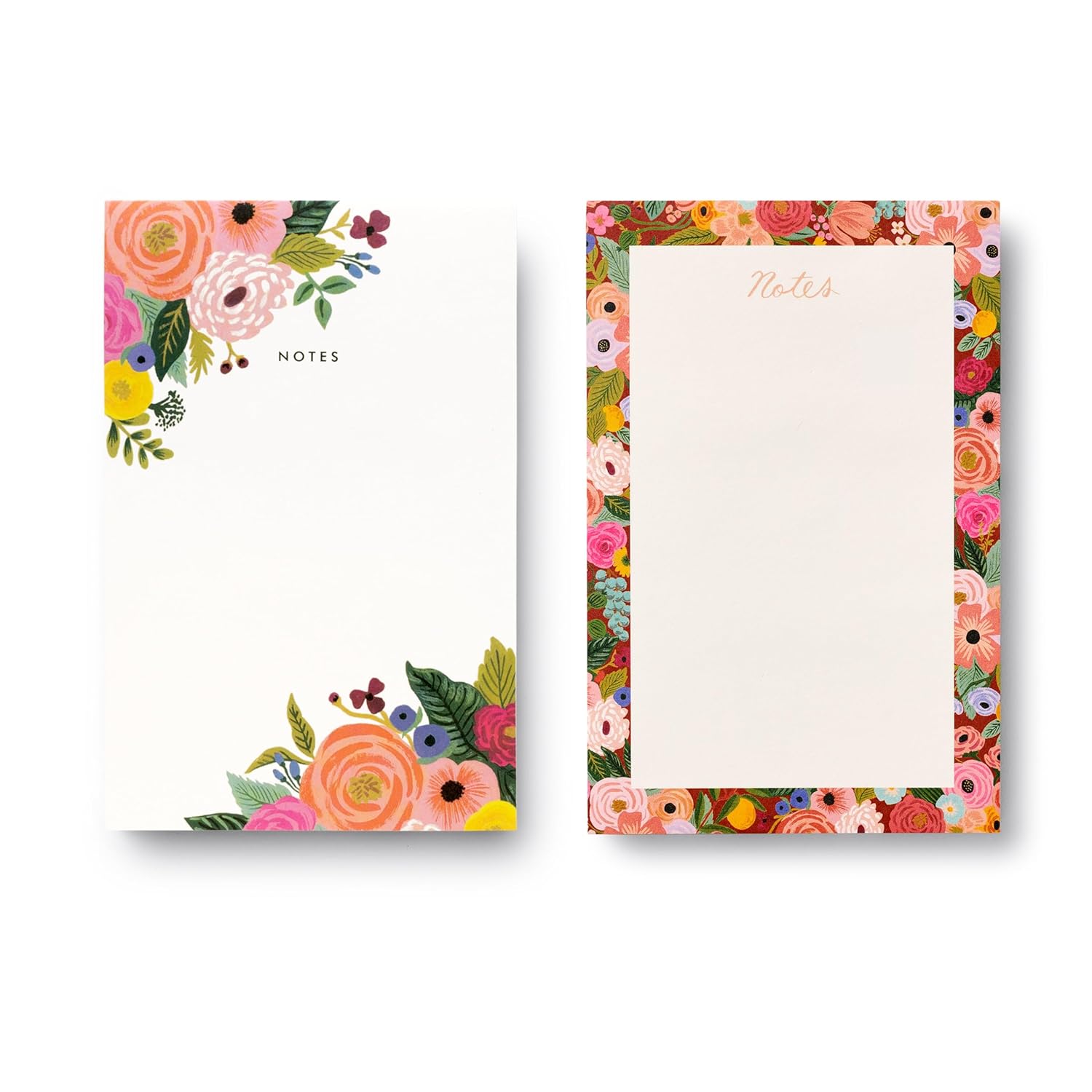 Amazon.com : RIFLE PAPER CO. Set of 2 Notepads | Tear-Off Pages ...