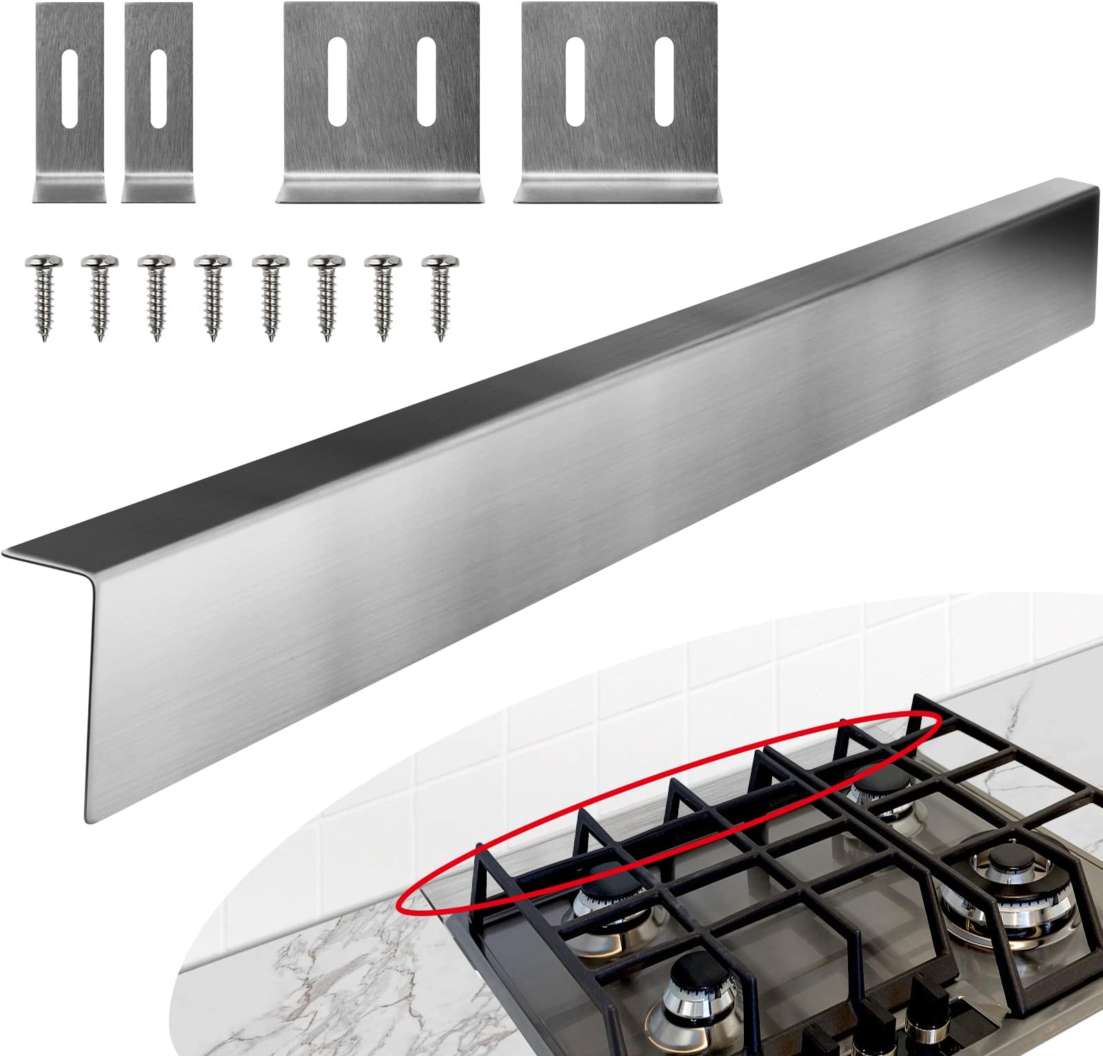 Amazon.com: Stovetop Extender SE23BLA Oven Gap Guard (2 in package ...