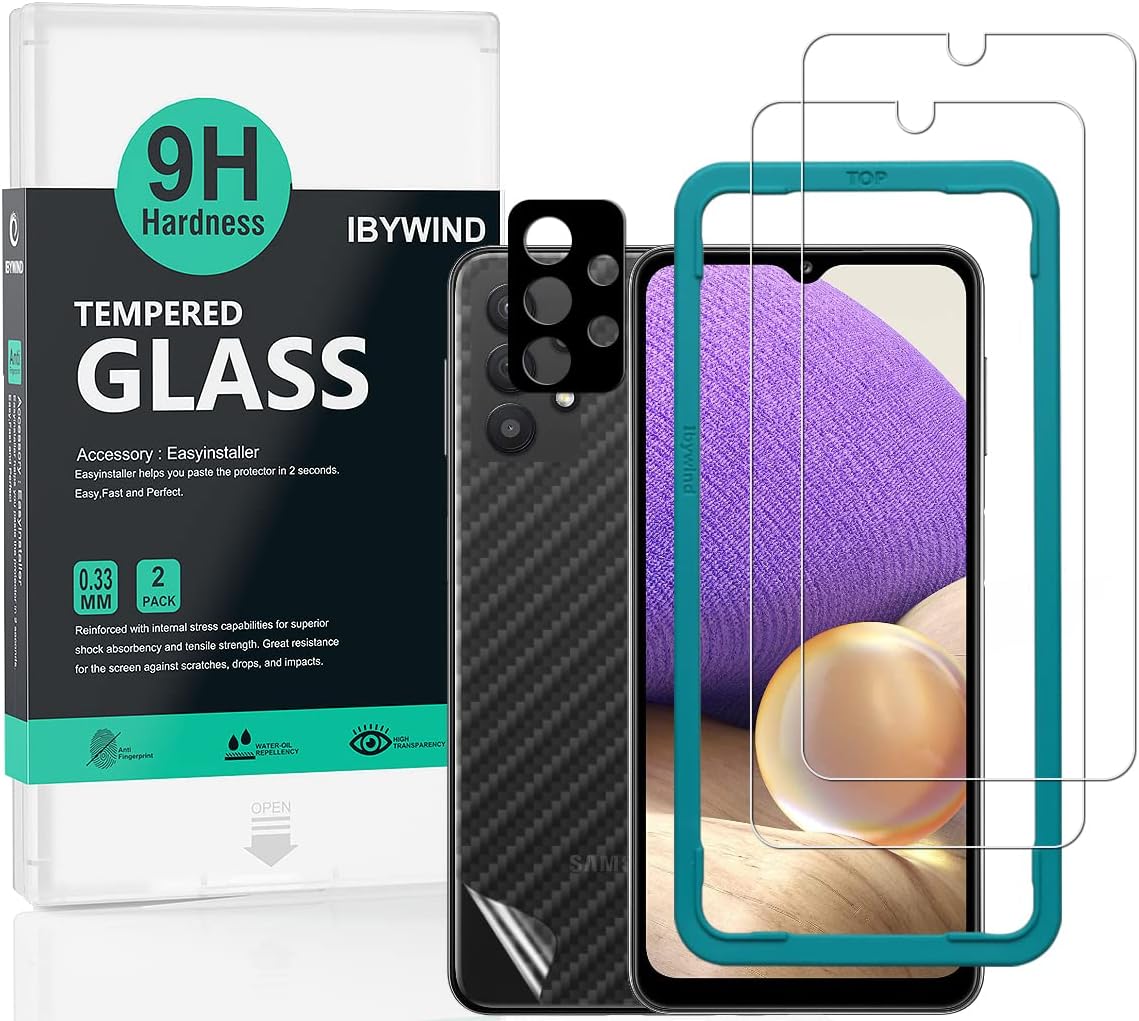 Amazon.co.jp: IBYWIND ガラスフィルム SamSung Galaxy A32 5G/SamSung Galaxy A32 5G Enterprise Edition 6.5 ...