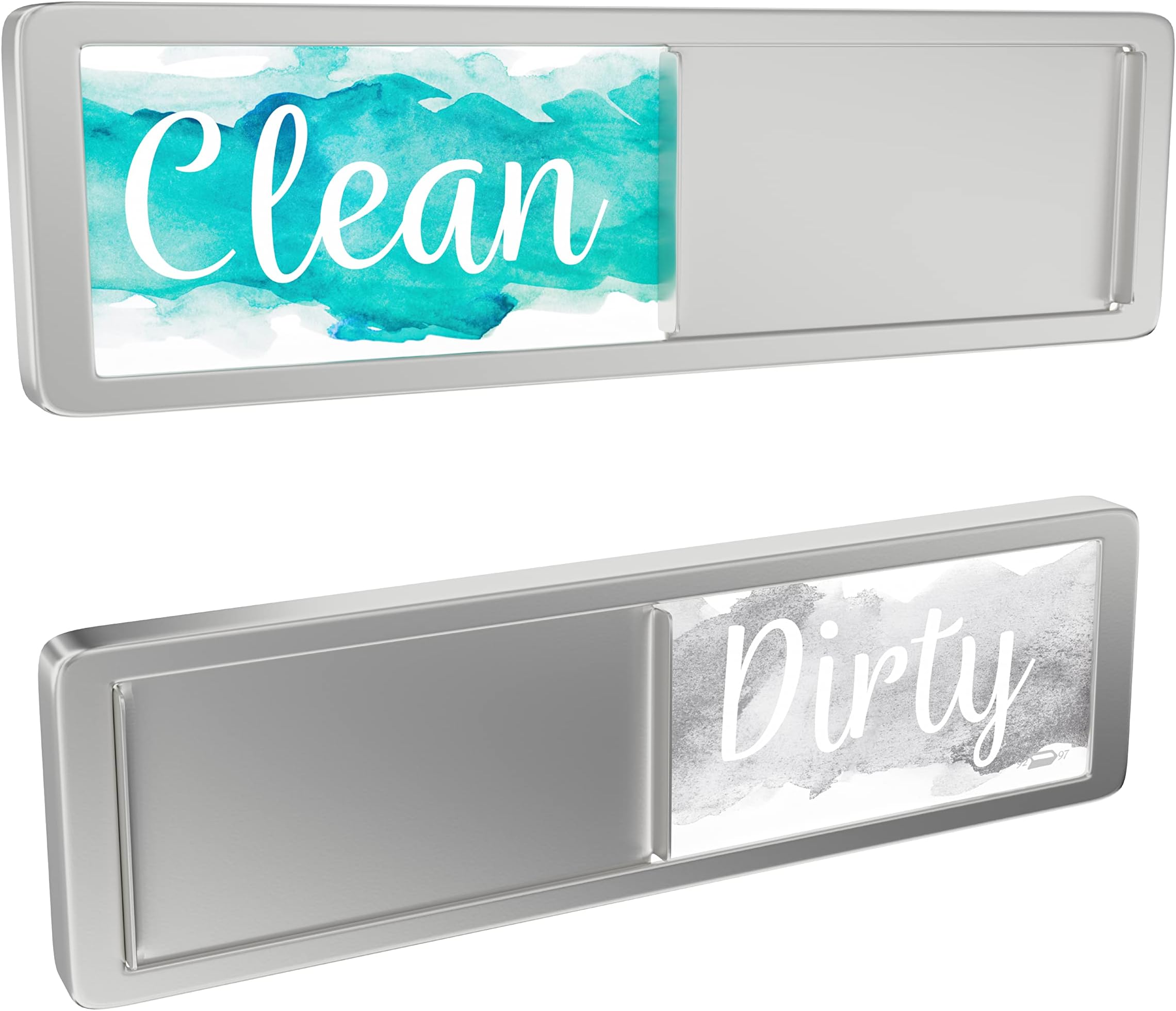 Amazon.com: Aqua & Gray Sliding Clean Dirty Magnet for Dishwasher ...