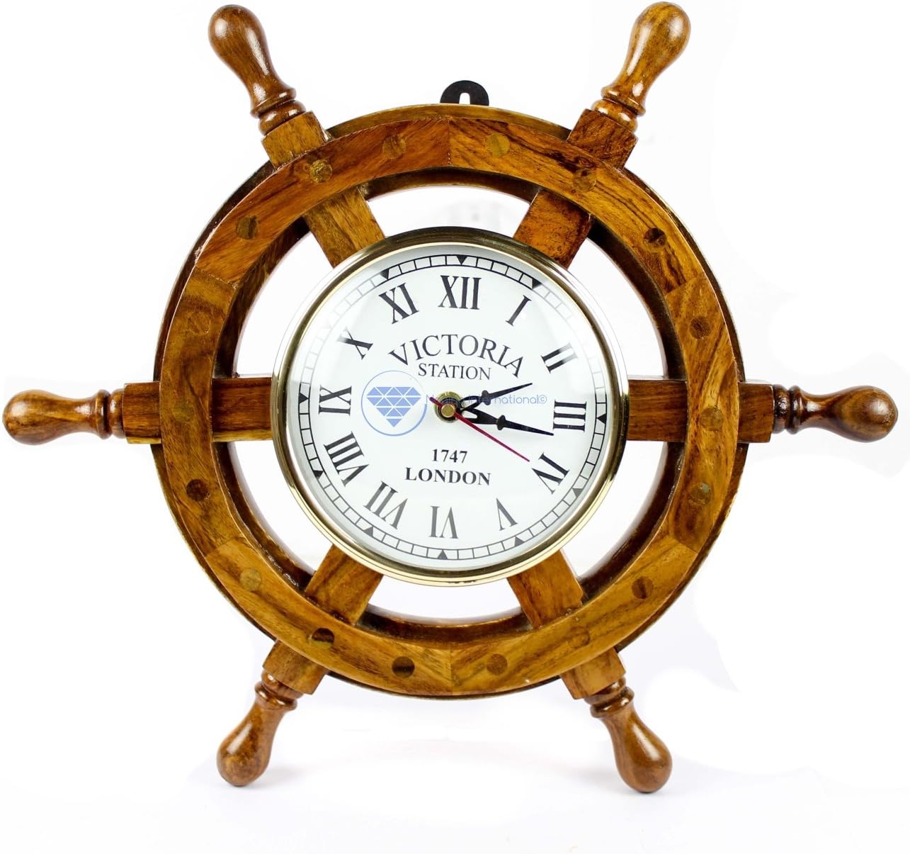 Amazon.com: Nautical Anchor Design Wall Clock : Home & Kitchen