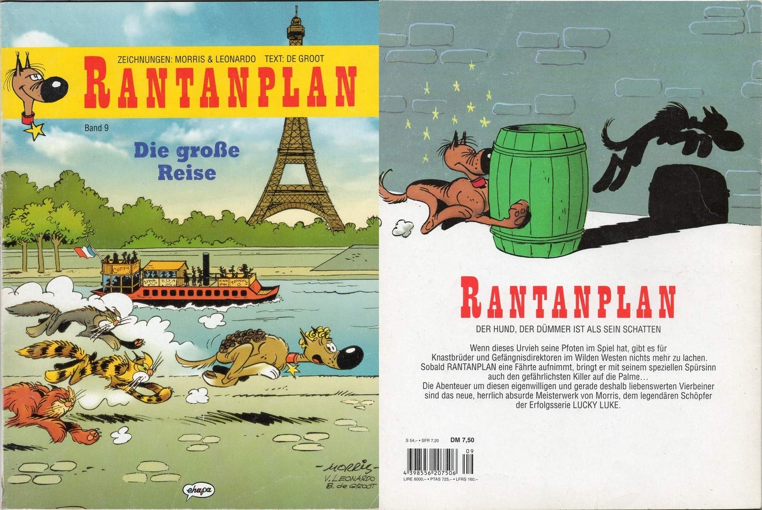 Amazon.com: Rantanplan, Bd.9, Die große Reise: 9783770411788: Morris ...