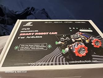 Amazon.com: LK COKOINO 4WD Smart Car Robot Kit with Mecanum Wheels for ...