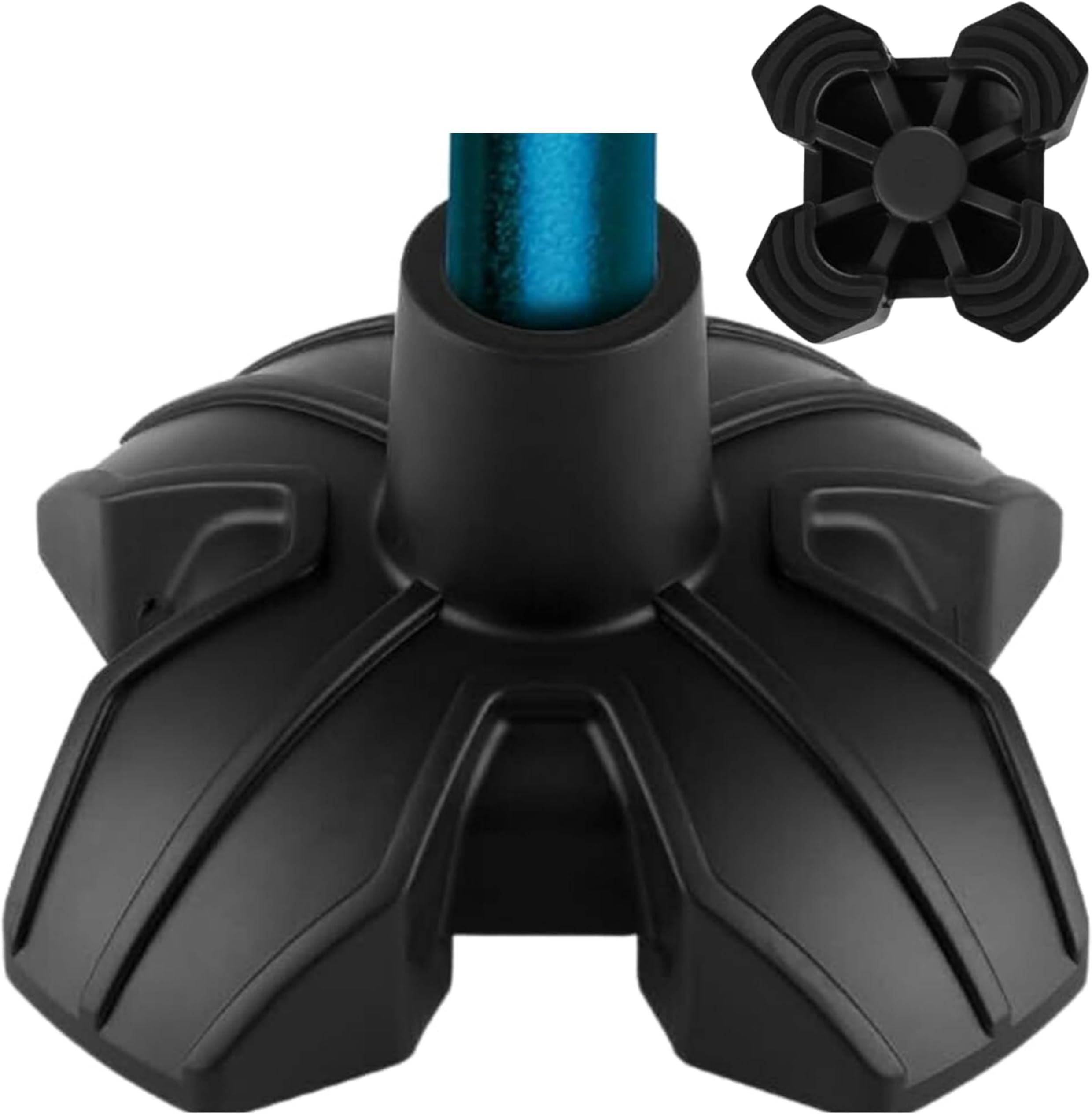 MobiliAid Cane Rubber Tip - Walking Stick Tip, Claw Foot, Self-Standing ...