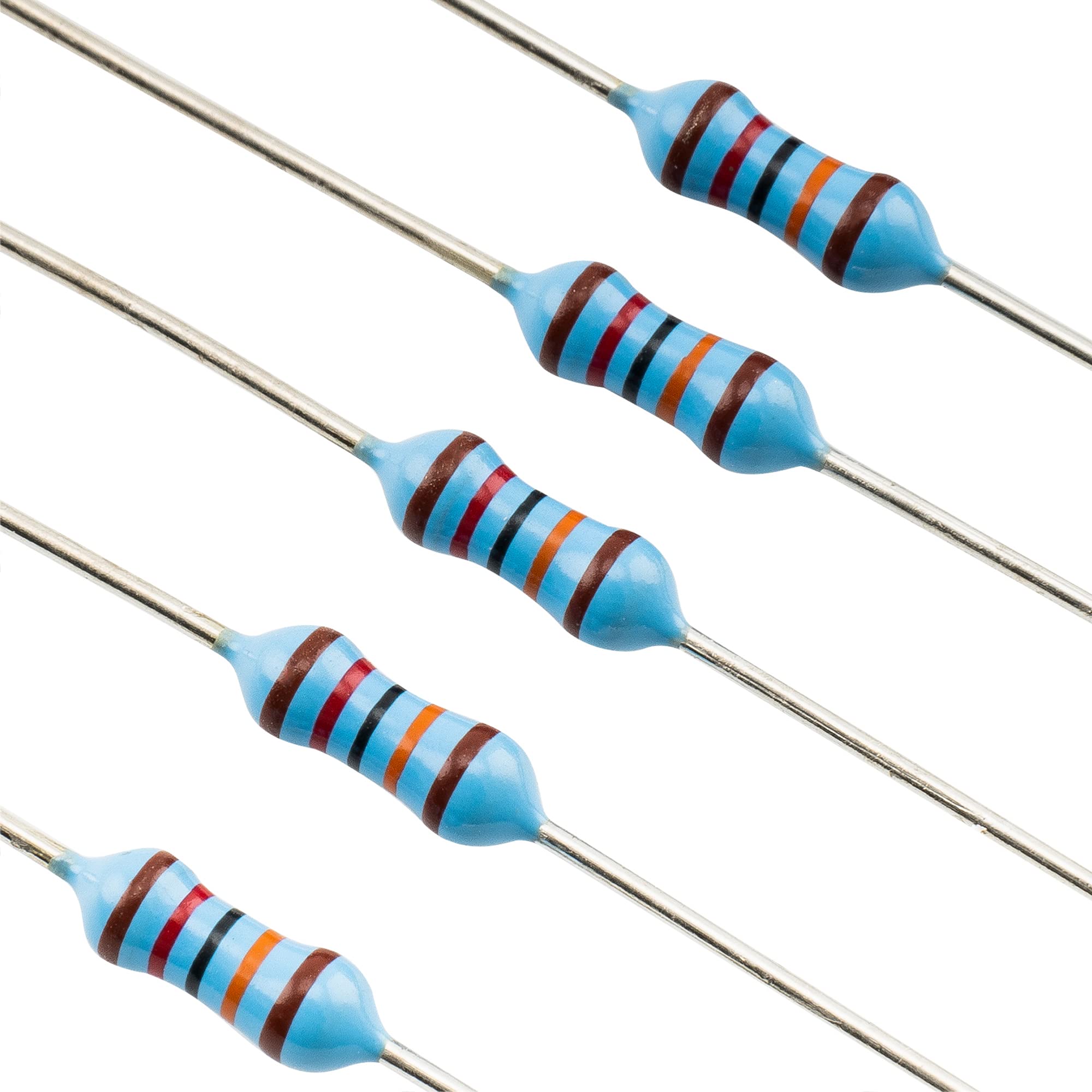 Musiclily Pro Metal Film Precision Resistor 120Kohm 1% 250mW for ...