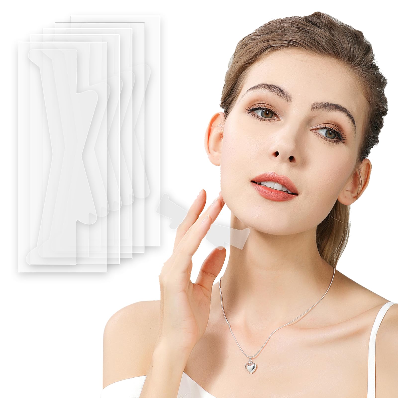 Amazon.com: ziyue 30 Pcs Neck Lifting Tape Invisible Instant Neck Lift ...