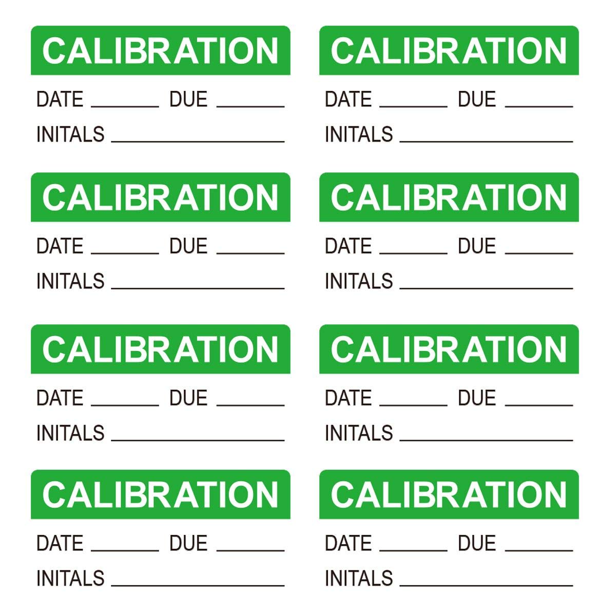 Calibration Stickers For NIST Calibration ISO 900 Calibration Quality