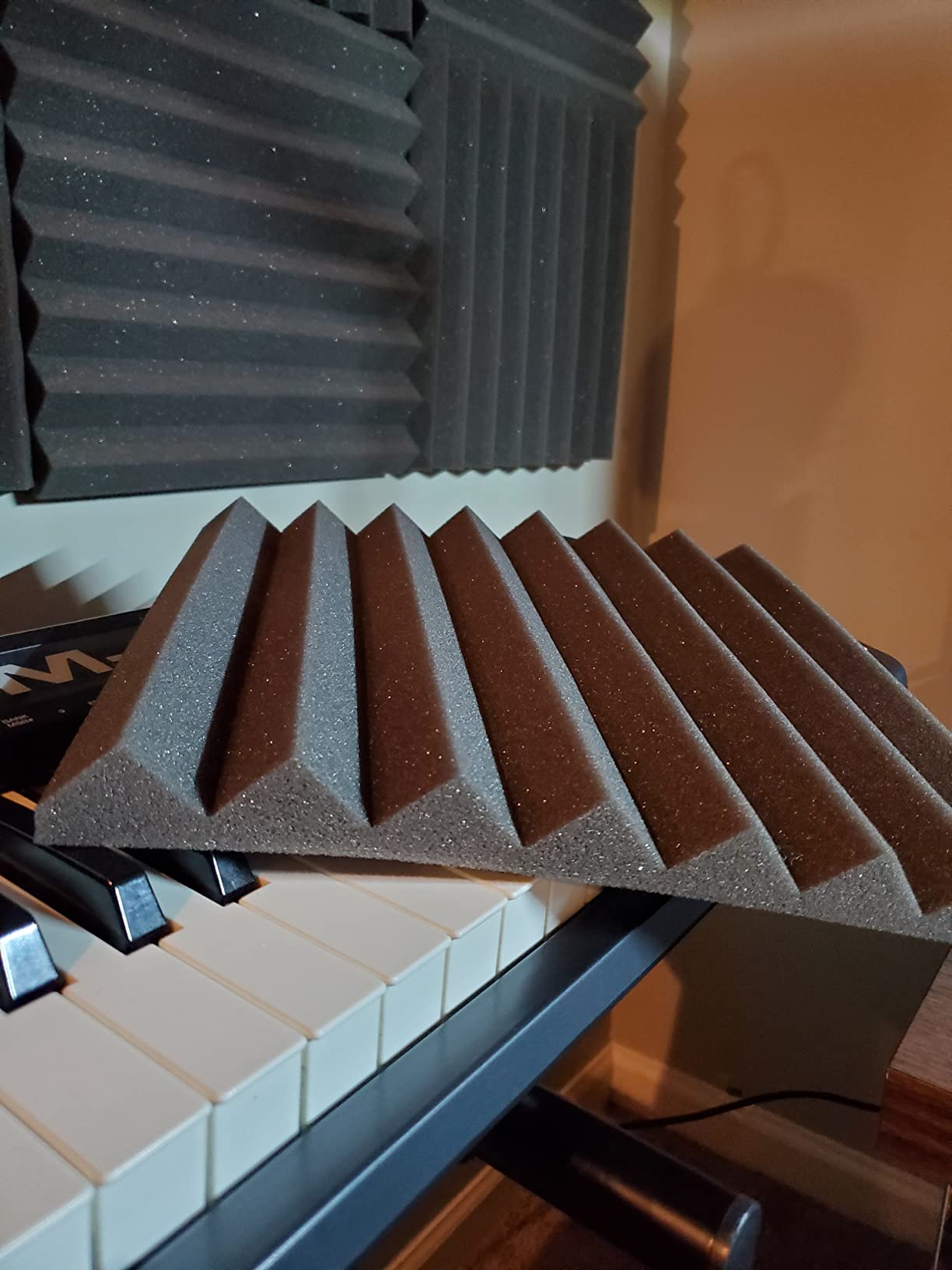Amazon.com: 24 Pack Acoustic Foam Panels,12" X 12"X 1" Studio Foam ...