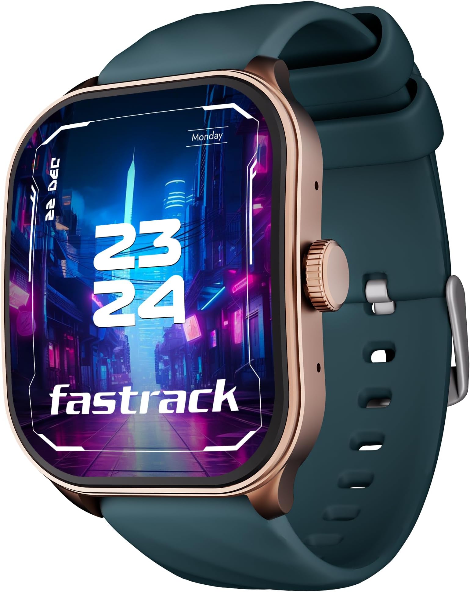 Fastrack FS1 Pro Smartwatch|1.96" Super AMOLED Arched Display with High ...
