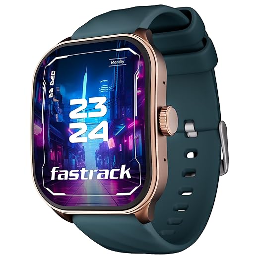 Fastrack FS1 Pro Smartwatch|1.96" Super AMOLED Arched Display with High ...