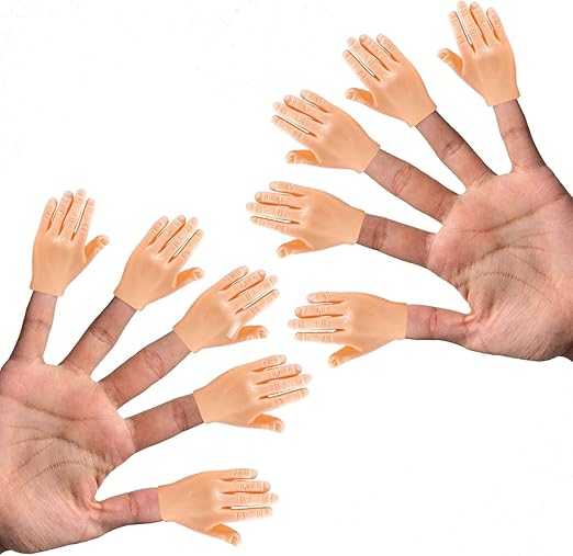 Amazon.com: Daily Portable Tiny Finger Hands 10 Pack - Little Finger ...