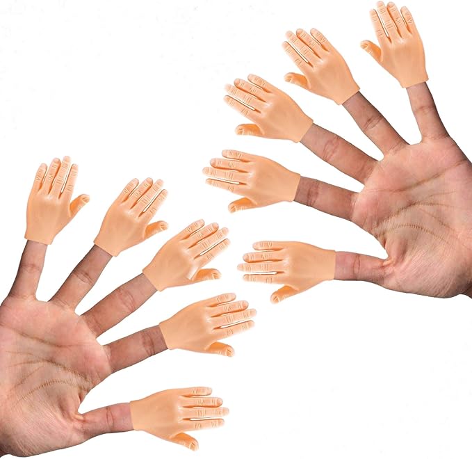 Amazon.com: Daily Portable Tiny Finger Hands 10 Pack - Little Finger ...