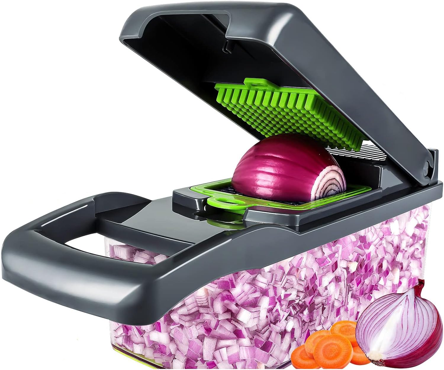 Amazon.com: Professional Compact Vegetable Chopper, Chopper Vegetable ...