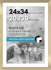 Amazon.com - Americanflat 24x34 Poster Frame with Polished Plexiglass ...