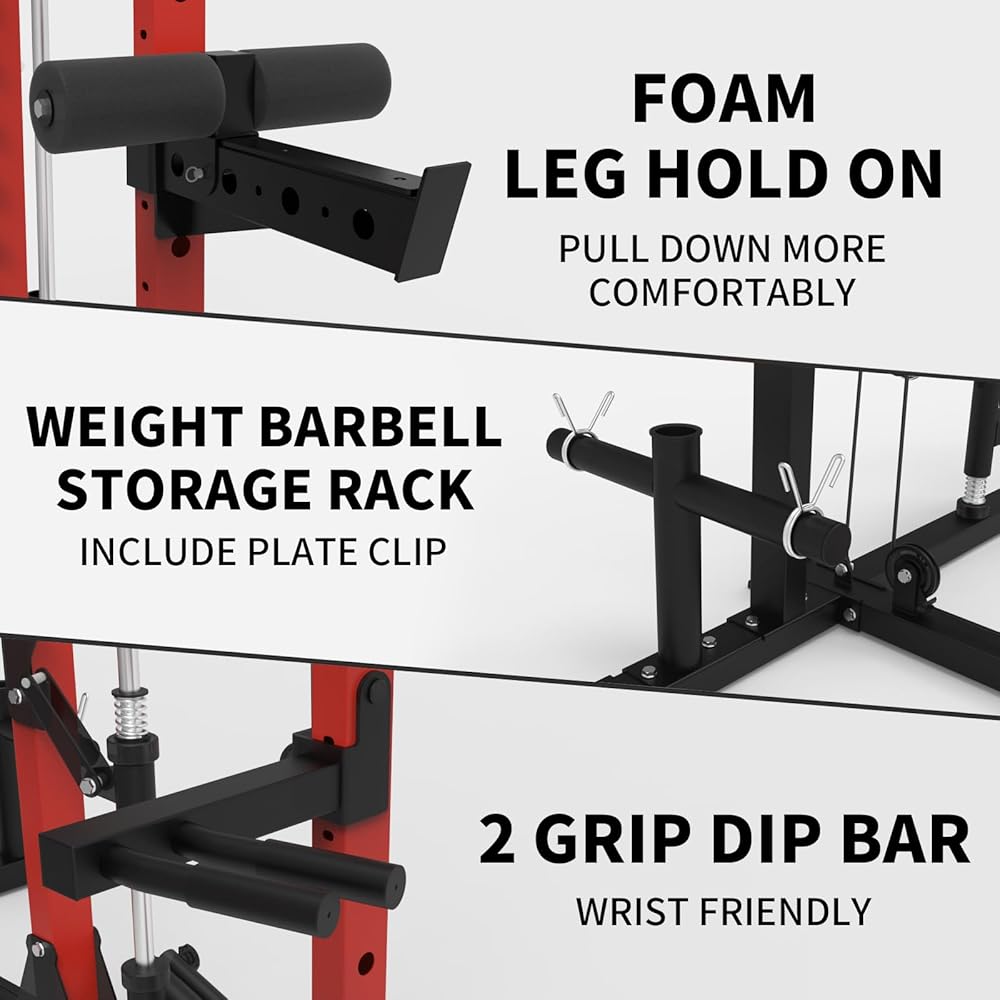 Smith Machine, 2200LBS Multifunctional Squat Rack Philippines | Ubuy