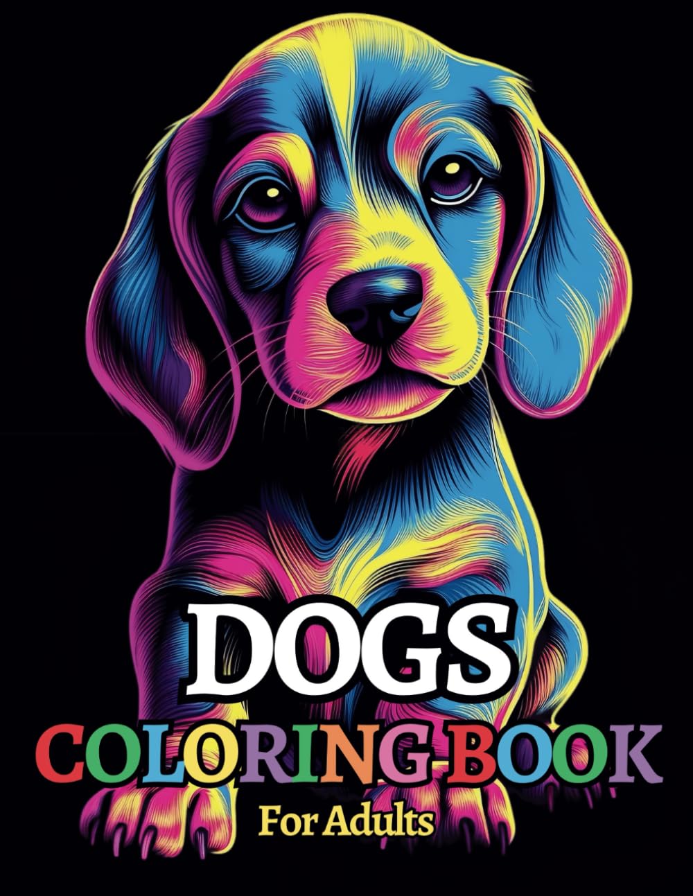 Amazon.com: 30 Dogs Coloring Book For Adults: Cute Dog Portraits ...