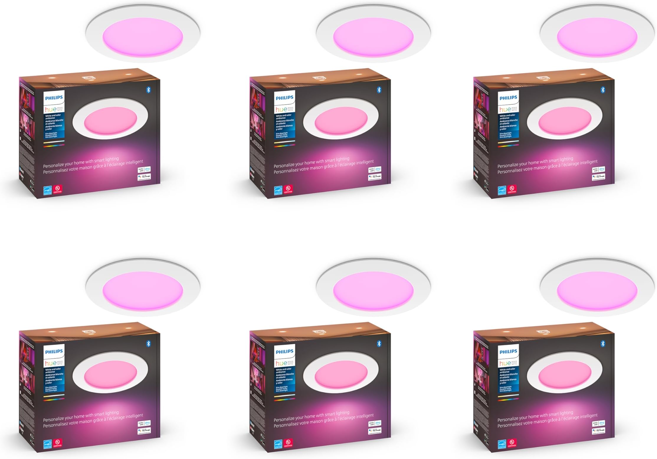 Amazon.com: Philips Hue Indoor 6-Foot Smart LED Light Strip Plus Base ...