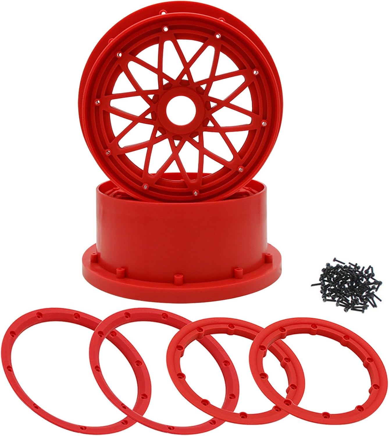 Amazon.com: FLMLF Nylon Front Wheel Hub with Inside Outside Beadlock ...
