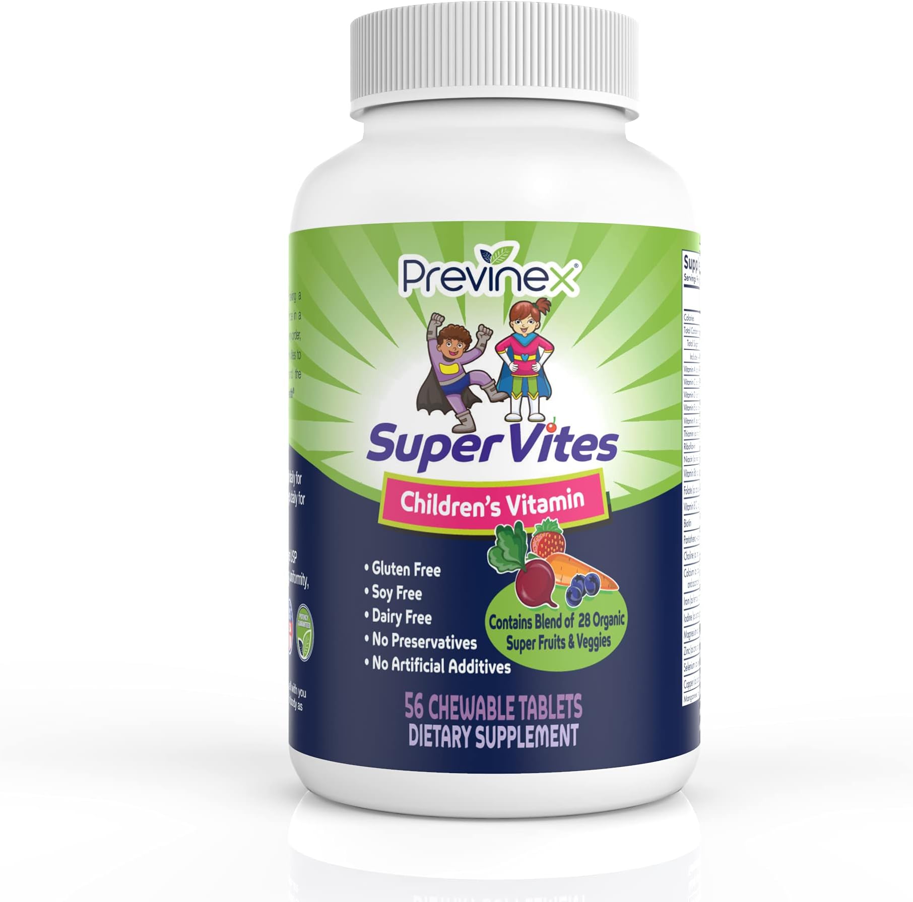 Amazon.com: Previnex Super Vites® - Multivitamin for Kids, Chewable ...