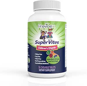 Amazon.com: Previnex Super Vites® - Multivitamin for Kids, Chewable ...