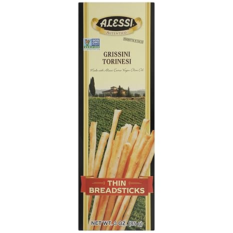 Amazon.com: Alessi Imported Breadsticks, Thin Autentico Italian Crispy ...