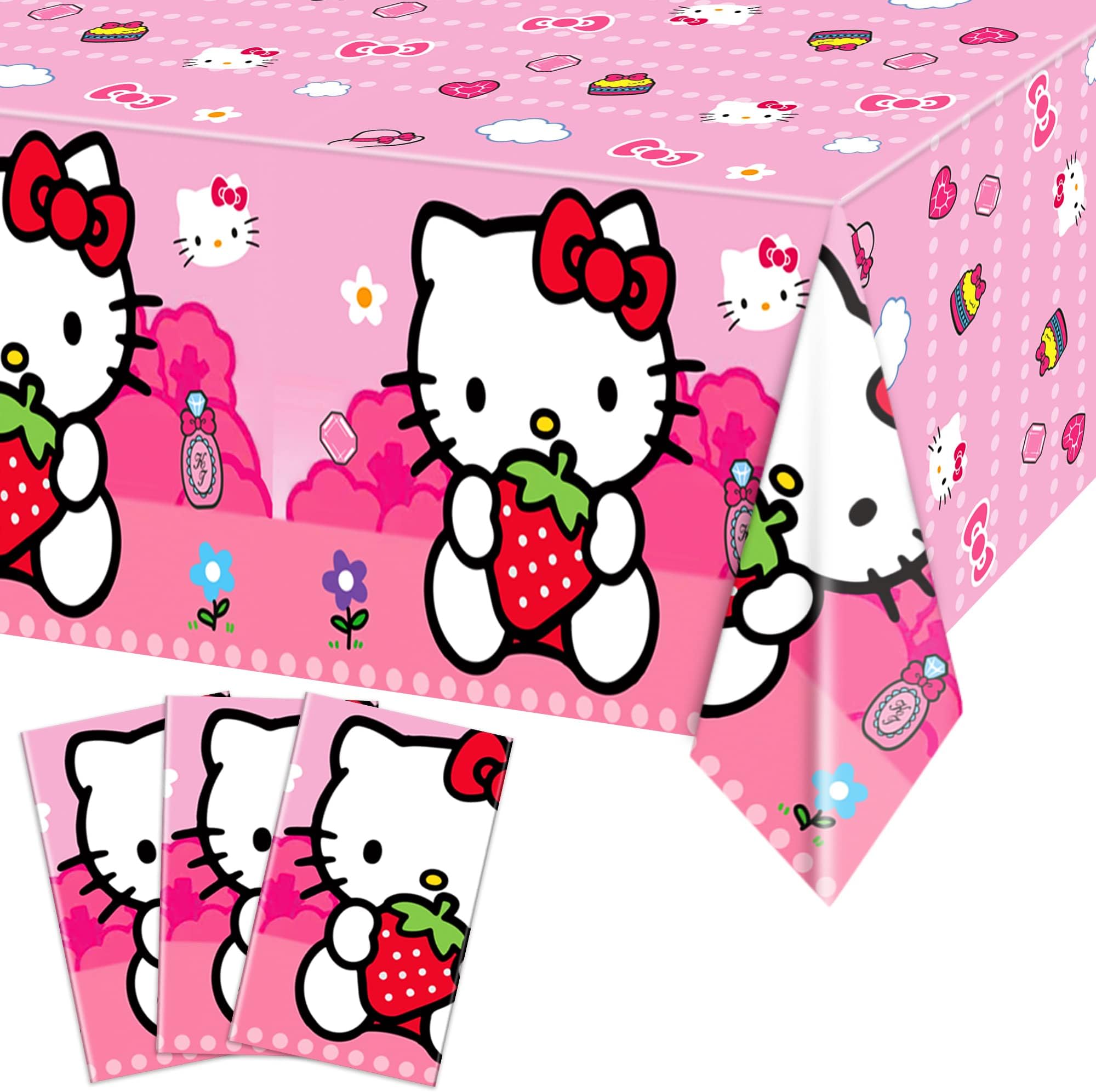 Amazon.com: American Greetings Adorable Hello Kitty Rainbow Table Cover ...