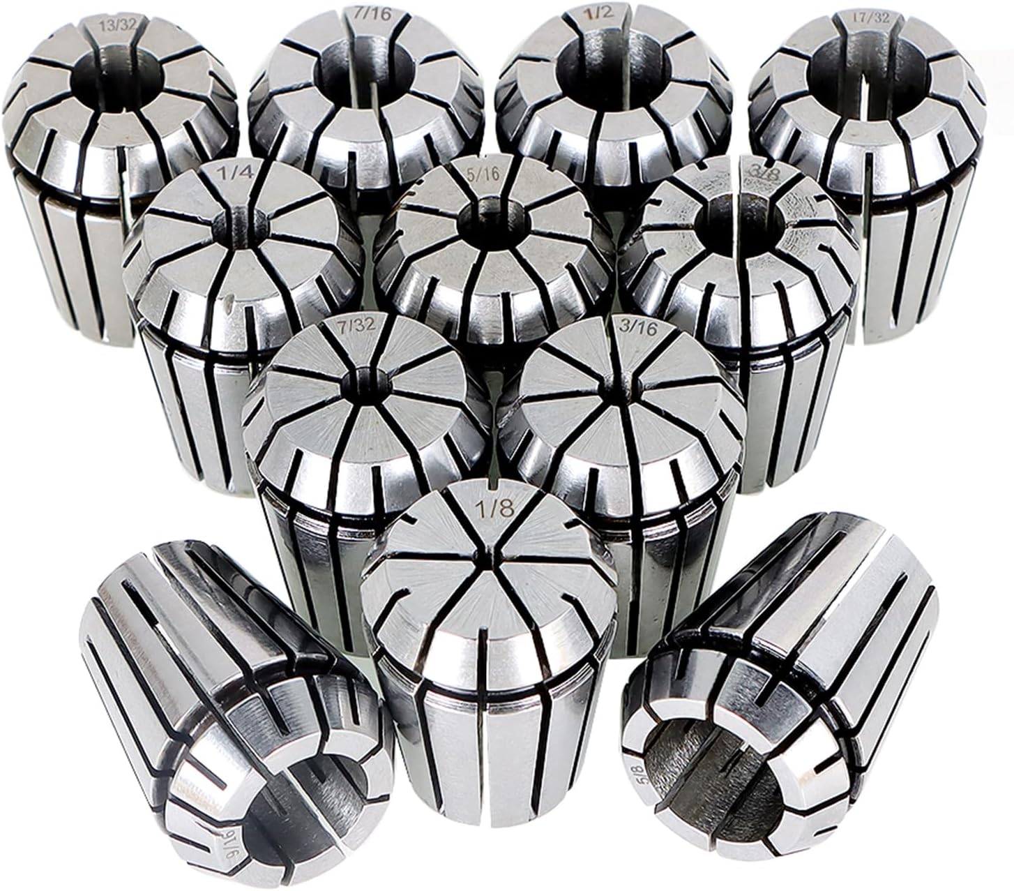 15 Pcs Spring Collet Set ER25 Collet Chuck 2mm-16mm Holder Super ...