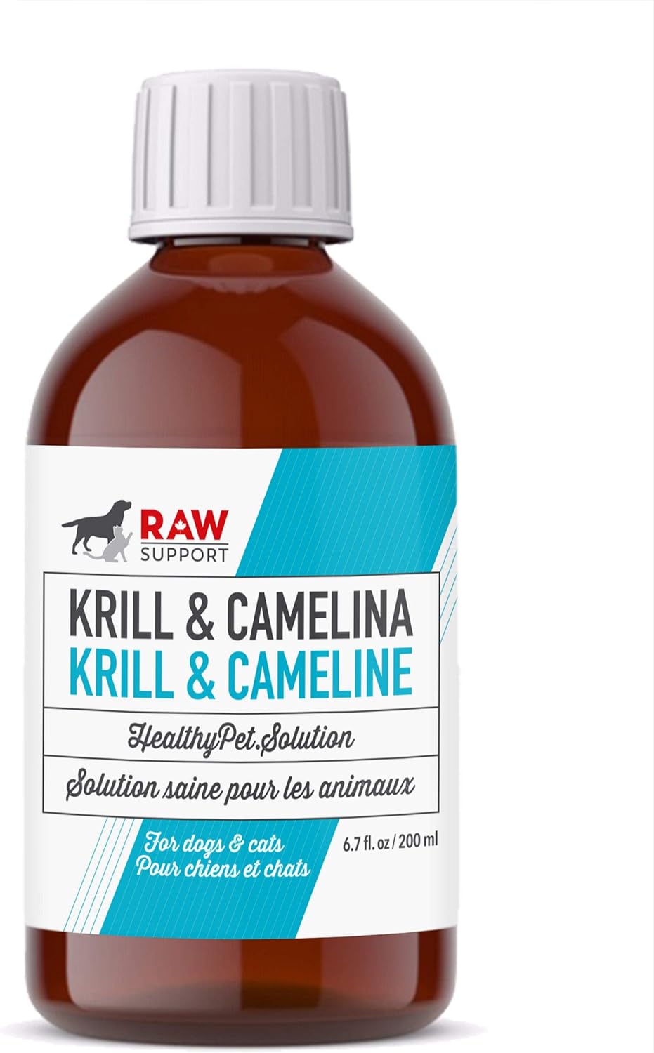 Amazon.com : Raw Support Krill & Cameline 6.7fl.oz, Mix Liquid with a ...