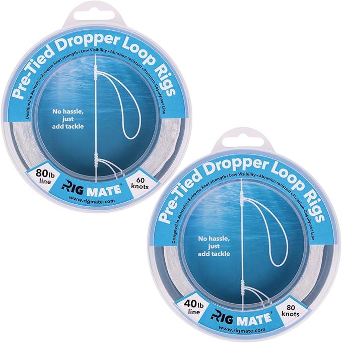 Amazon.com : Rig Mate Pre-Tied 80 lb & 40 lb Bundle - 1 ea. 80 lb & 40 ...