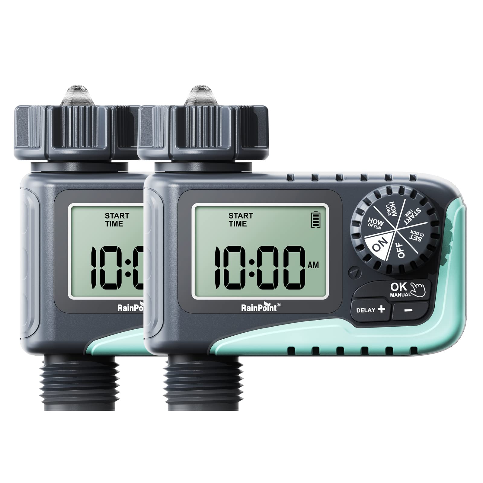 Amazon.com : RAINPOINT Sprinkler Timer, Programmable Water Timer for ...